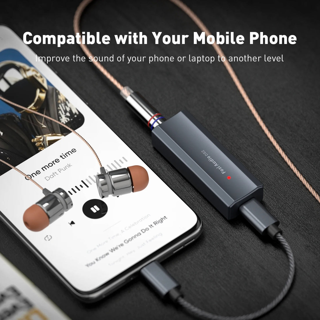 Fosi Audio DS2 Portable Hi-Res DAC & Amp