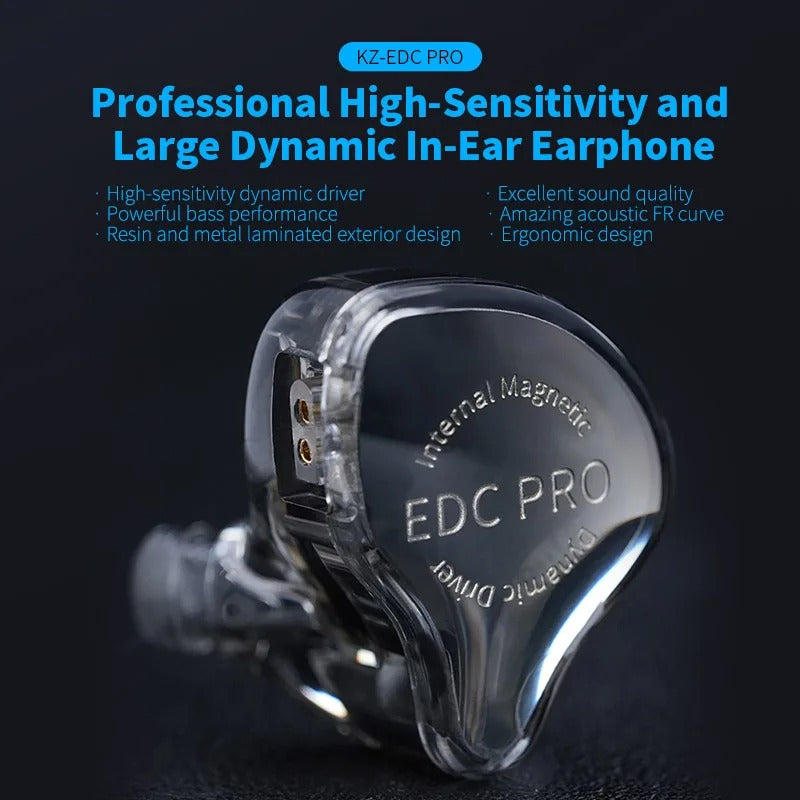 KZ EDC PRO Wired IEM Earphones With Mic
